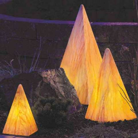 Gartenleuchte Pyramide 36cm | Klassische Aussenleuchten Shop