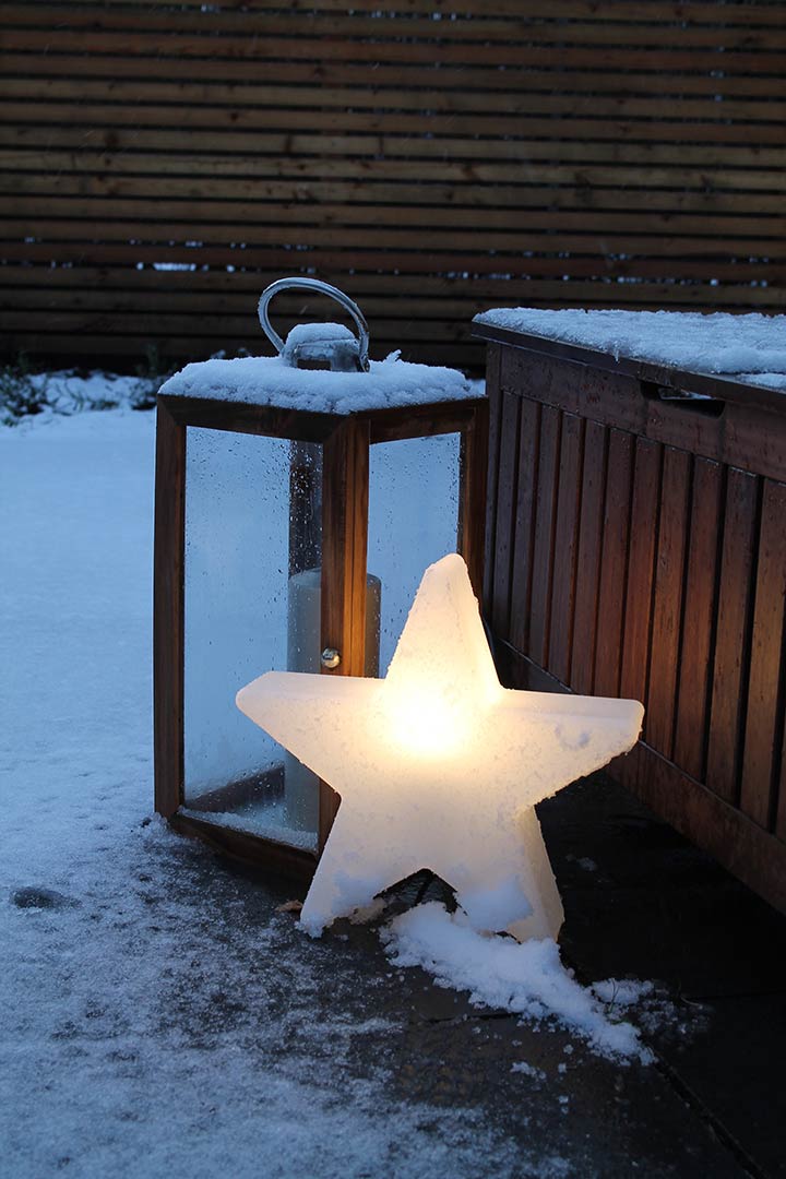 Weihnachtsbeleuchtung farbiger Stern | Klassische Aussenleuchten Shop
